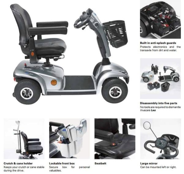 Invacare Leo Midweight Mobility Scooter - Easy Mobility Services